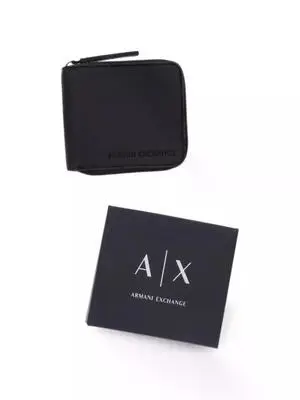 Armani Exchange Logo-debossed Zip-around Wallet