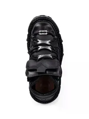 NEW ROCK Logo-plaque Platform Sneakers