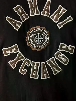 Armani Exchange Logo-patch T-shirt