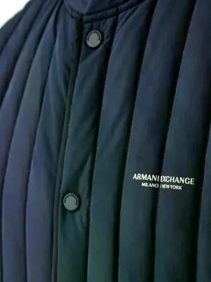 Armani Exchange Quilted Logo-print Jacket