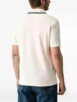 Armani Exchange Logo-embroidered Tipped T-shirt