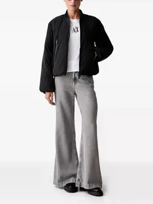 Armani Exchange Logo-embroidered T-shirt
