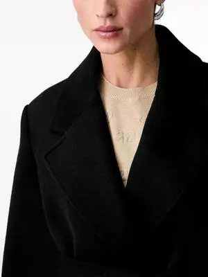 Armani Exchange Belted Notch-lapel Coat