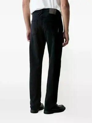 Armani Exchange Straight Leg Jeans With Logo Patch