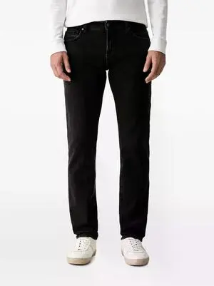 Armani Exchange Logo Patch Jeans