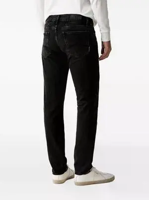 Armani Exchange Logo Patch Jeans