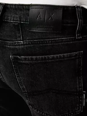 Armani Exchange Logo Patch Jeans