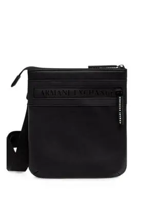 Armani Exchange Logo-embossed Belt Bag - Black