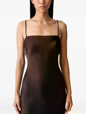 Bardot Marlo Satin-finish Spaghetti-strap Maxi Dress