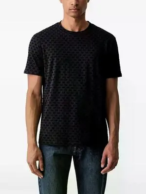 Armani Exchange Logo-pattern T-shirt