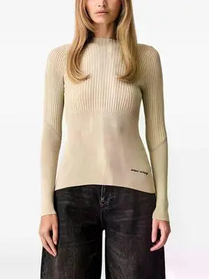 Armani Exchange Ribbed Logo-embroidered Sweater