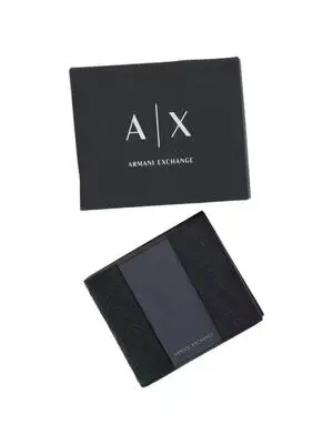 Armani Exchange Monogram-pattern Bifold Wallet