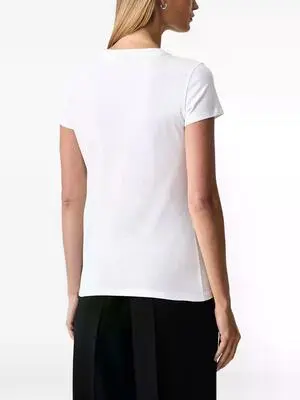 Armani Exchange Rhinestone-logo T-shirt