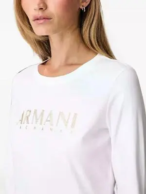 Armani Exchange Logo-print Long-sleeved T-shirt