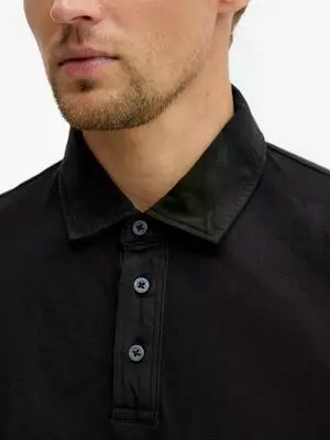 Armani Exchange Logo-embroidered Piqué Polo Shirt