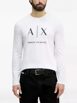 Armani Exchange Logo-print Long-sleeve T-shirt