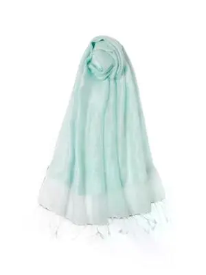 Marella Fringed Lightweight Stole - Blue