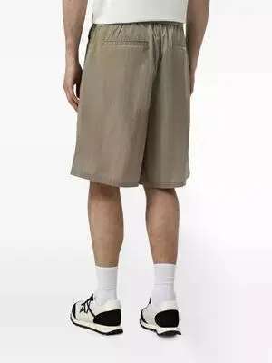 Armani Exchange Crinkled-finish Shorts