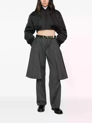 Balenciaga Cropped Bomber Jacket