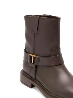 TWINSET Logo-plaque Buckle-fastening Boots