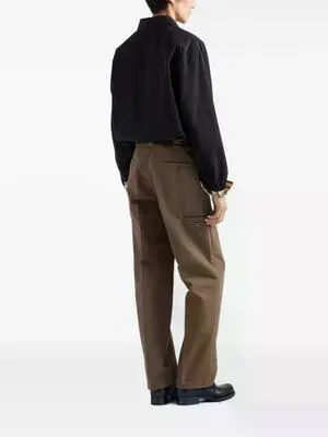 Prada Cotton Zip-up Jacket With Embroidered Logo