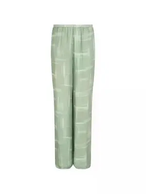 Armani Exchange Wide-leg Trousers - Green