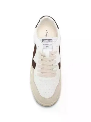 Victoria Beckham Panelled Leather Sneakers