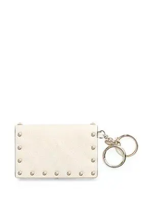 Valentino Garavani Rockstud Charm In Grainy Calfskin - Neutrals