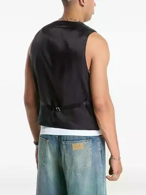 MAISON MARGIELA Leather Sticker-patch Gilet