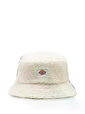 Dickies Logo-patch Bucket Hat - White
