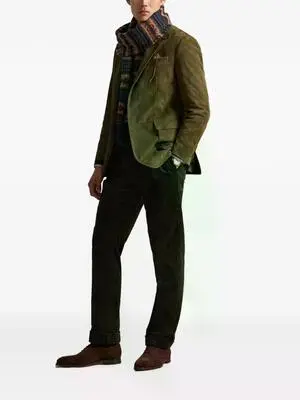 Polo Ralph Lauren Double-pleated Corduroy Trousers - Green