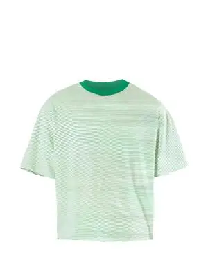 Estudio Niksen Signature Cropped Striped T-shirt