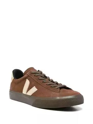 VEJA Suede Logo Patch Sneakers