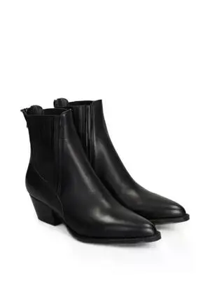 FABIO RUSCONI Pointed-toe Zip-fastening Ankle Boots