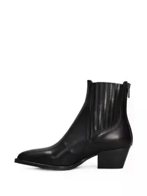 FABIO RUSCONI Pointed-toe Zip-fastening Ankle Boots