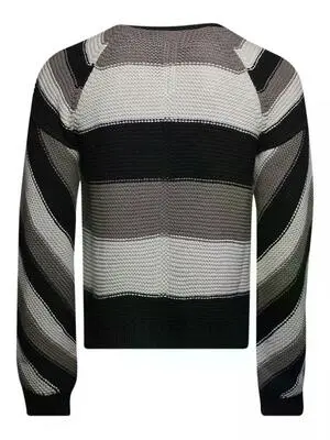 Rick Owens Striped Raglan-sleeve Sweater