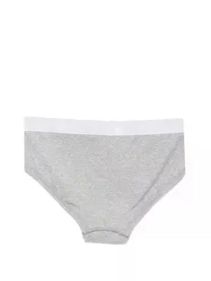 TOM FORD Logo-waistband Briefs - Grey