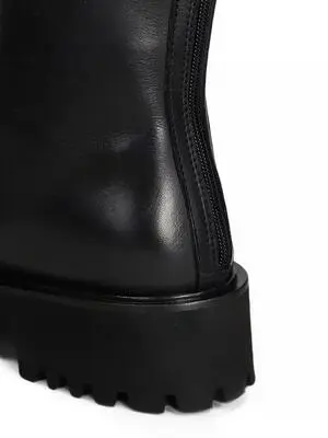 FABIO RUSCONI Rear-zip Chunky Ankle Boots