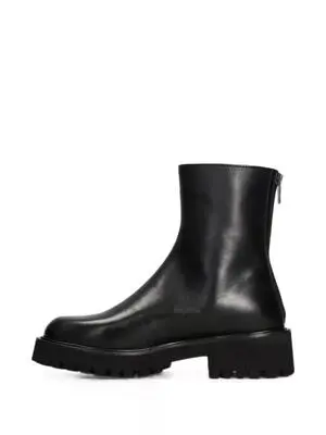 FABIO RUSCONI Rear-zip Chunky Ankle Boots