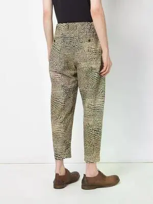 UMA WANG Printed Drawstring Trousers