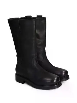 STRATEGIA SHOES Pull-tab Leather Boots