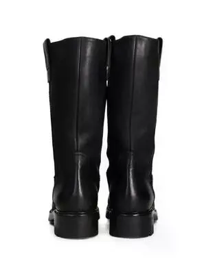 STRATEGIA SHOES Pull-tab Leather Boots