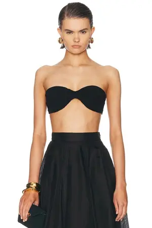 Ralph Lauren Cyndee Bra Top - Black
