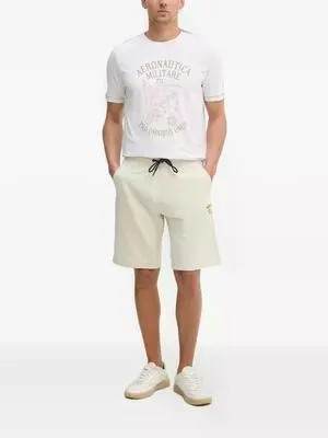 AERONAUTICA MILITARE Logo-embroidered Drawstring Shorts