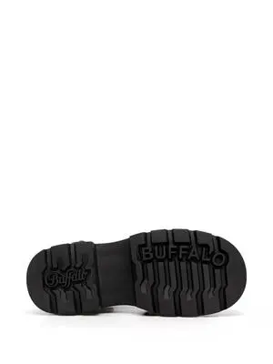 BUFFALO Vega Mss Riv Eyelet-embellished Platform Sandals