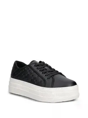 Armani Exchange Logo-debossed Platform Sneakers