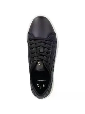 Armani Exchange Logo-debossed Platform Sneakers