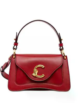 COCCINELLE C-me Logo-plaque Tote Bag - Red