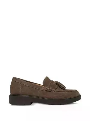 Geox Contrast Stitching Flats For Women