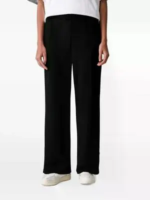 Armani Exchange Logo-embroidered Track Pants - Black